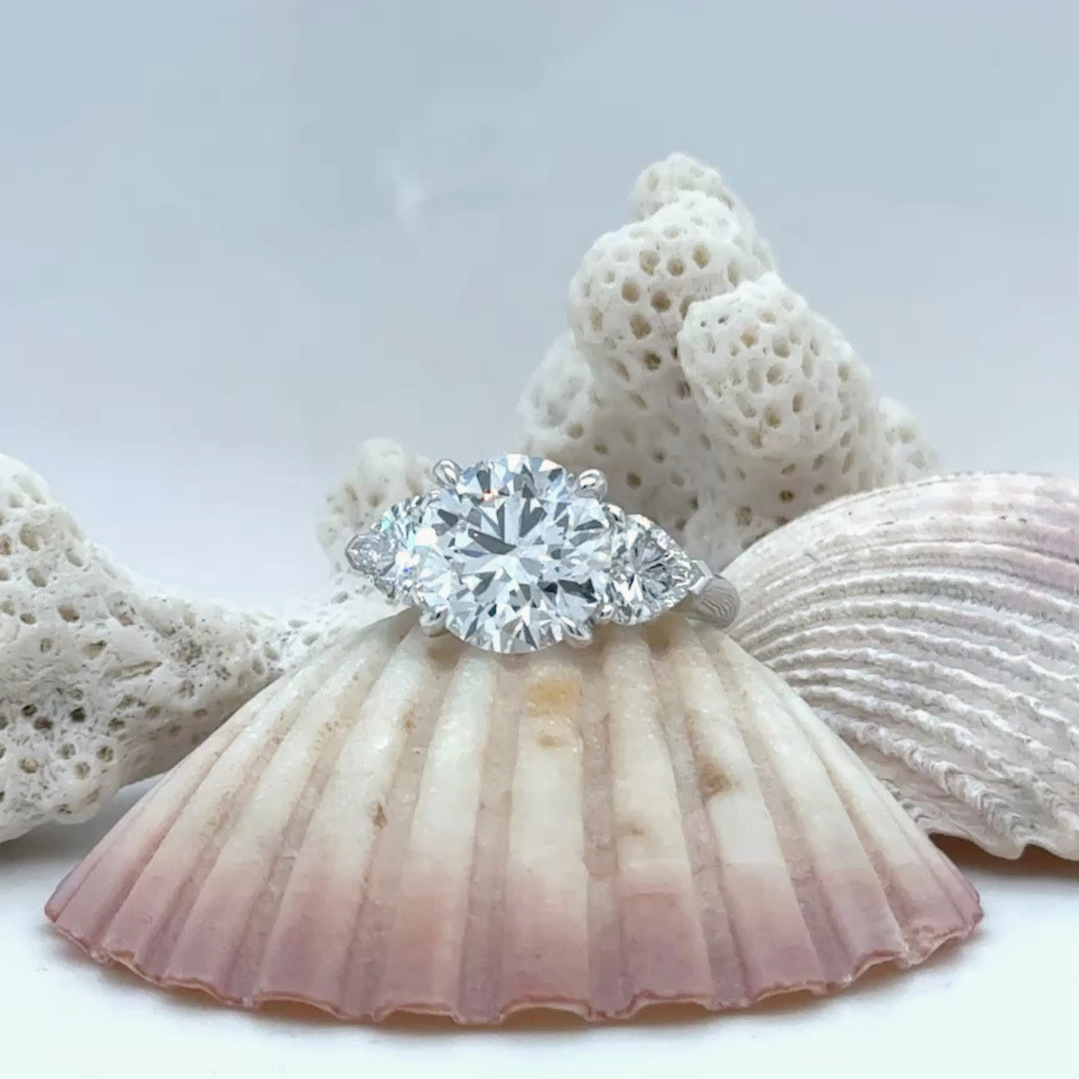 Max Trilogy Diamond Engagement Ring – Custom Made | Paddington Jeweller